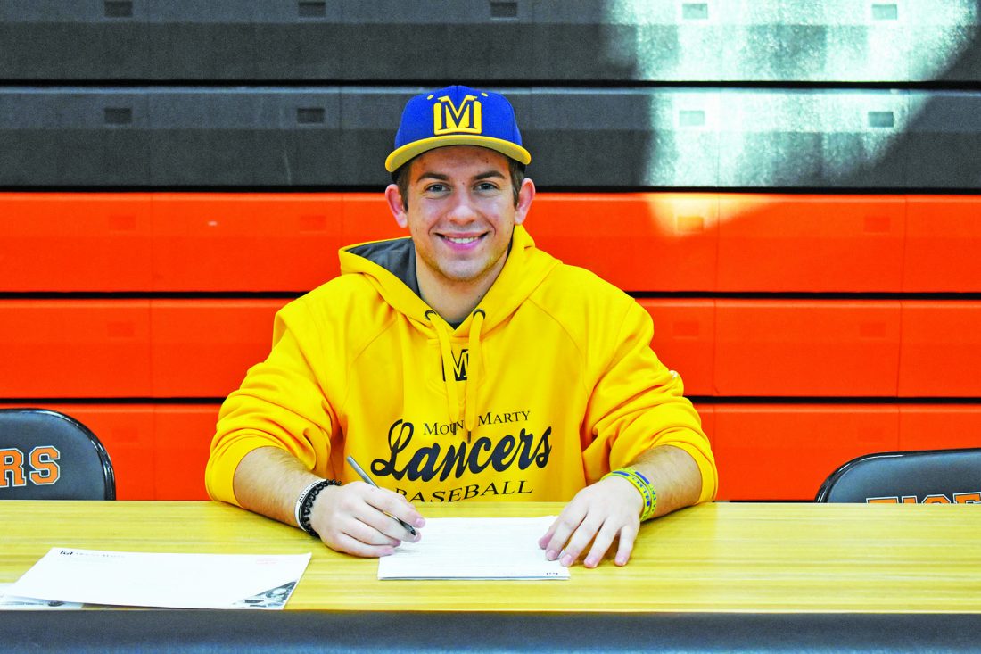 PREP BASEBALL: Marshall’s Nick Macchio signs national letter of intent ...